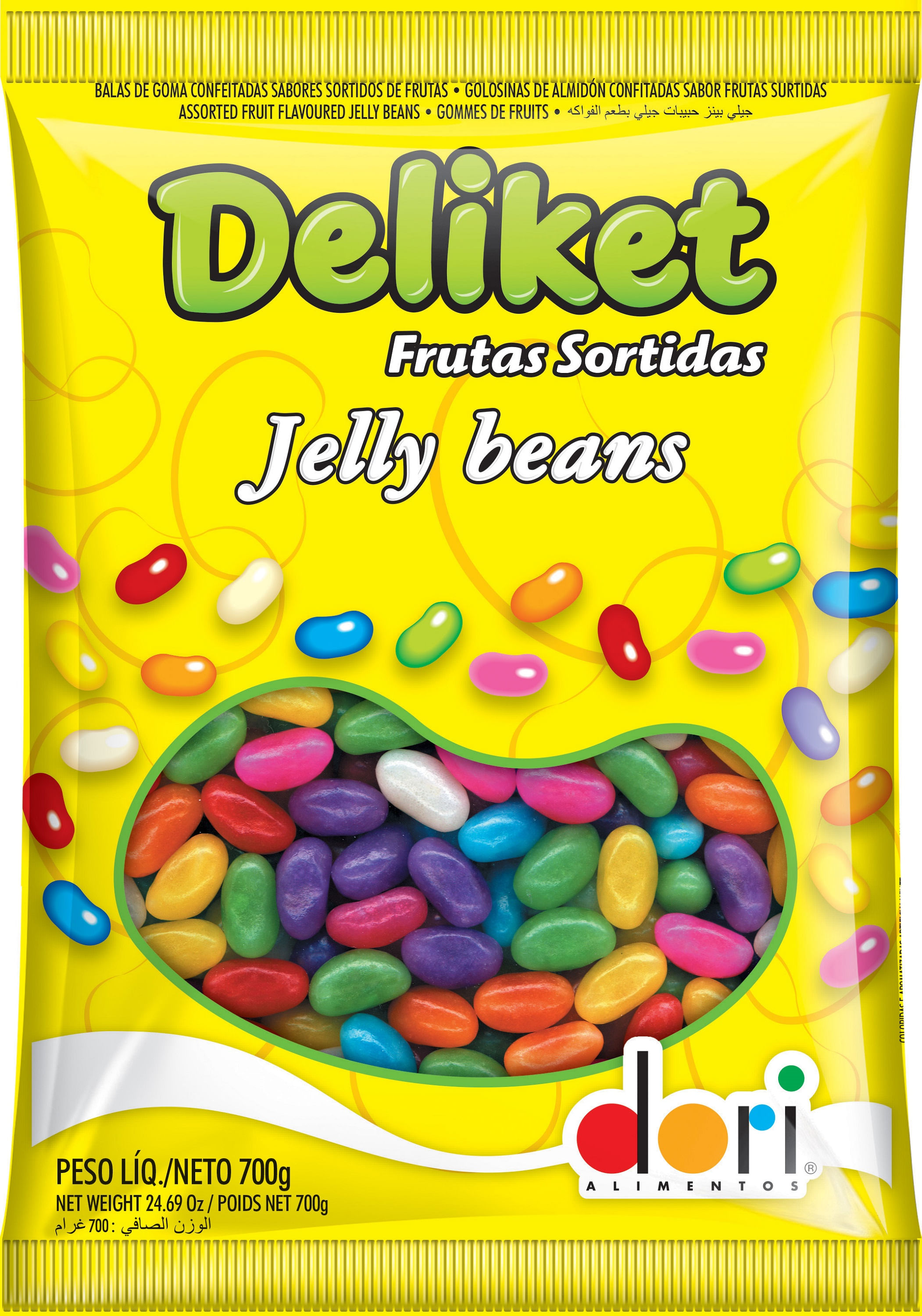 BALA JUJUBA DELIKET 700G DORI - Doces Vaz