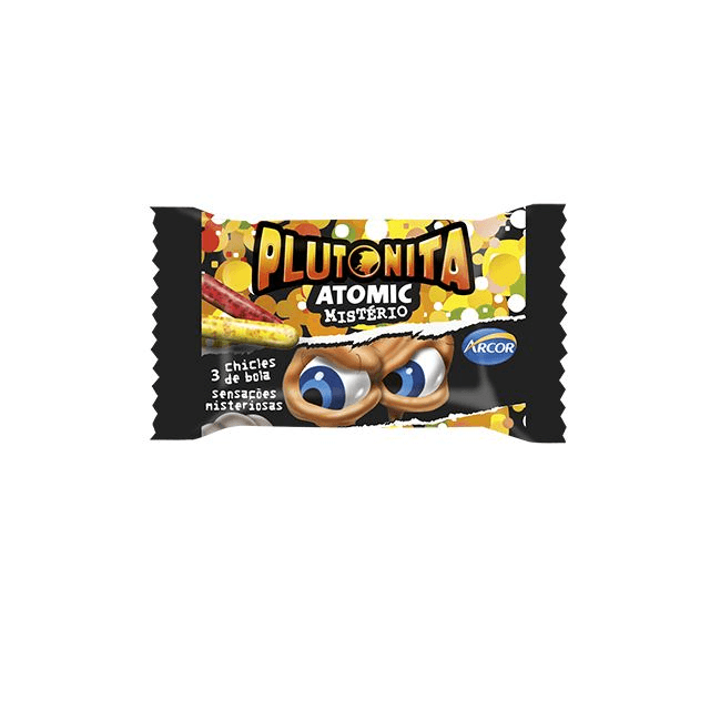 CHICLETE PLUTONITA ATOMIC MISTERIO ARCOR - Doces Vaz CHICLETE PLUTONITA ATOMIC MISTERIO ARCOR - Doces Vaz