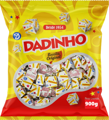DOCE DE AMENDOIM DADINHO 900G - Doces Vaz
