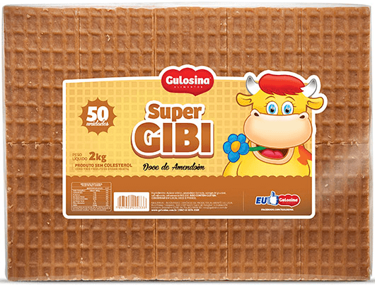 DOCE DE AMENDOIM SUPER GABI PACOTE 2KG COM 50 UNIDADES GULOSINA - Doces Vaz