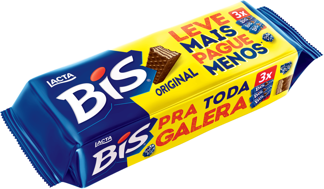 CHOCOLATE BIS WAFER RECHEADO COM COBERTURA SABOR CHOCOLATE MULTIPACK ...