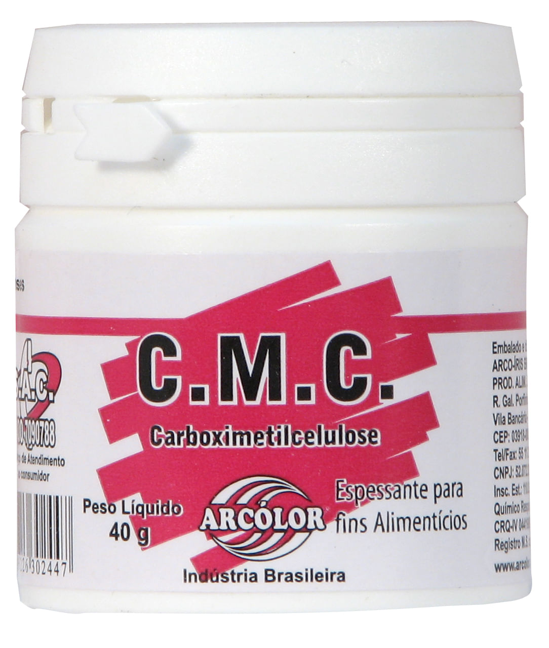 C.M.C 40G ARCOLOR - Doces Vaz