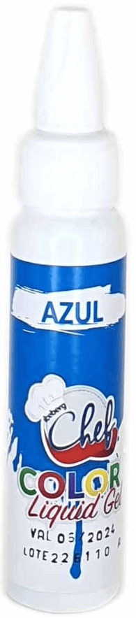 COLOR LIQUID GEL AZUL 25G ICEBERG - Doces Vaz