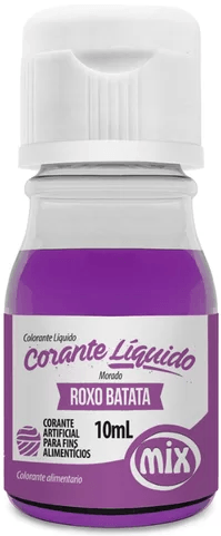CORANTE LIQUIDO ROXO BATATA 10ML MIX - Doces Vaz