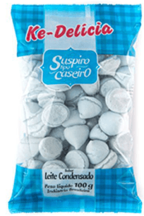 DOCE SUSPIRO SABOR LEITE CONDENSADO 100G KE DELICIA - Doces Vaz