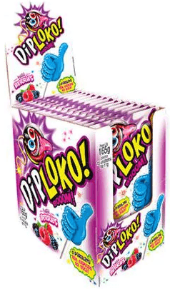 PIRULITO DIPLOKO BOOM LIKE SABOR FRUTAS SILVESTRES COM 15 UNIDADES DE ...
